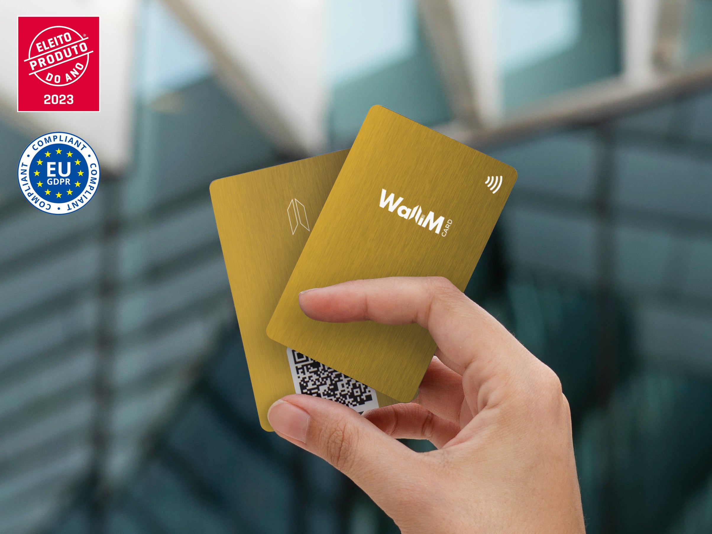 WalliM Card Gold - Luxury Digital Business Card